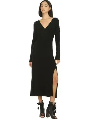 SECRET PON-PON Taylor Wool-Cashmere Blend Midi Dress