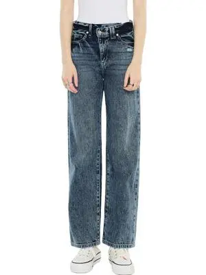 KANCAN Kora High-rise 90's Straight Leg Jeans - Dark Wash