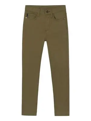 MAYORAL Slim Fit Twill Pants - Olive Green