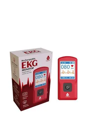 PURSONIC Rechargeable Ekg Monitor - Red