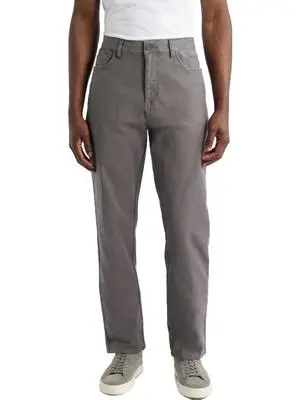 Johnston & Murphy Xc Flex Stretch Straight Leg 5-pocket Pants - Gray
