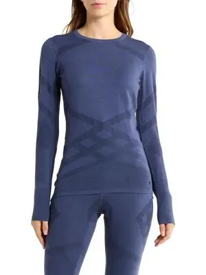 Smartwool Intraknit™ Thermal Merino Base Layer - Nightfall Blue-deep Navy