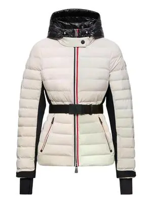 Moncler Padded Hooded Coat - Neutrals