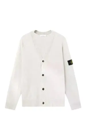 Stone Island Button Cardigan - Neutrals