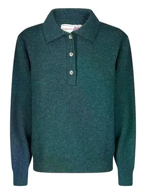 Howlin' Poems Of Comfort Buttoned Sweater - Green