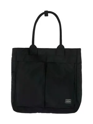 PORTER-YOSHIDA & CO Zip Pocket Tote Bag - Black