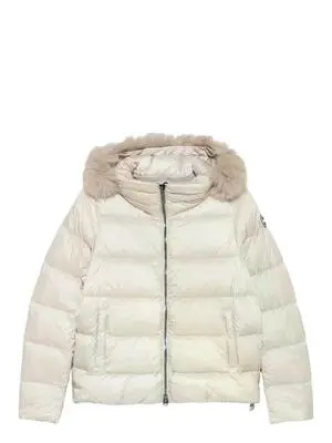 COLMAR Fur Hooded Jacket - Neutrals