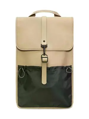 Rains Mix Flap Backpack - Neutrals