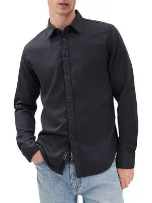 Rag & Bone Tomlin Cotton Dobby Button-up Shirt - Dksdw