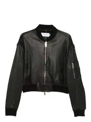 SIMONA CORSELLINI Zip-up Jacket With Pocket - Black