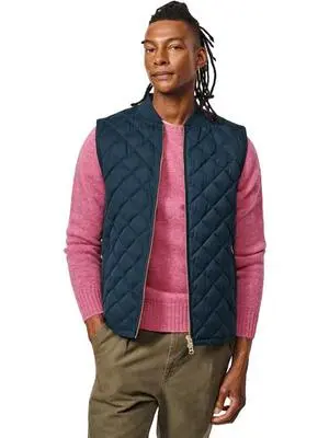 AUBIN Anwick Quilted Gilet Vest - Navy