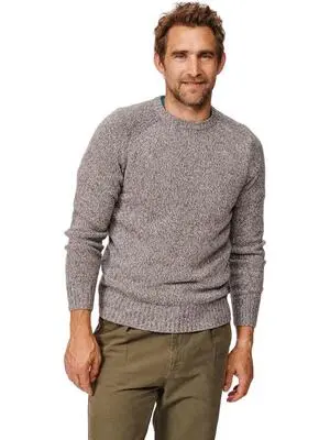 AUBIN Riply Twist Crew Neck Sweater Khaki Twist