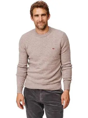 AUBIN Phillips Crew Neck Sweater Stone