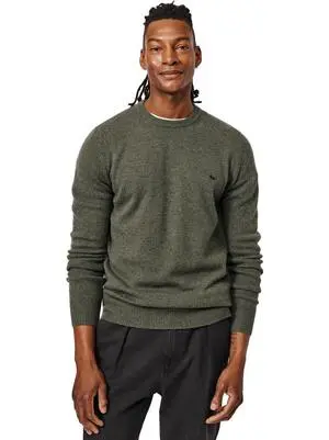 AUBIN Westbourne Crew Neck Sweater Dark Khaki