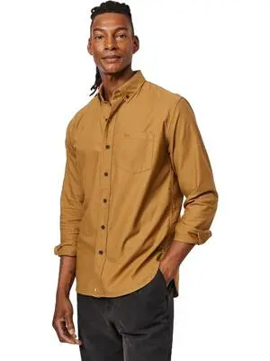 AUBIN Aldridge Oxford Button Down Shirt Dijon