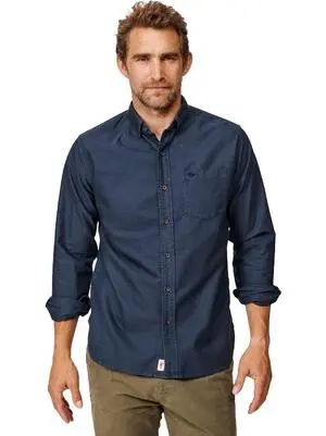 Aubin Aldridge Oxford Button Down Shirt - Navy