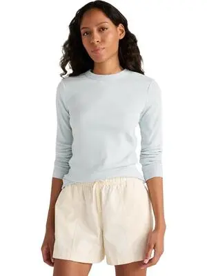 HAVEN HAVEN Organic Cotton Long Sleeve Tee Ice Blue