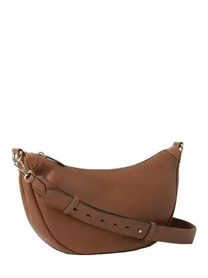 OSPREY LONDON The Oxford Leather Sling Bag - Tan