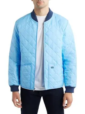 925 ORIGINALS Quilted Nylon Jacket - Blue