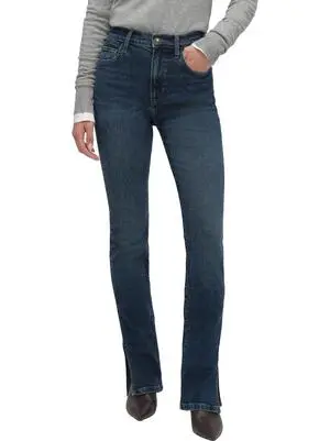 FAVORITE DAUGHTER Valentina Split Hem Bootcut Jeans - Belmont