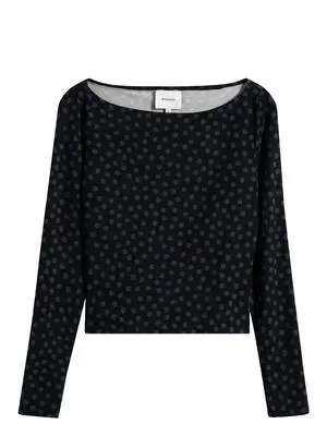 REFORMATION Wiley Polka Dot Top - Cosmic Dot