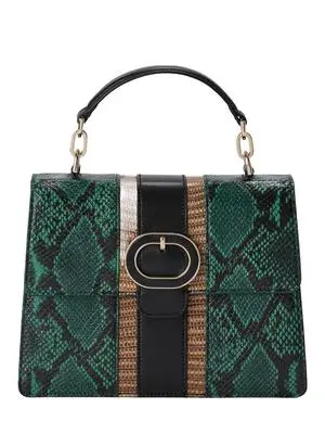 Brahmin Small Hallie Leather Top Handle Bag - Multi Venezia