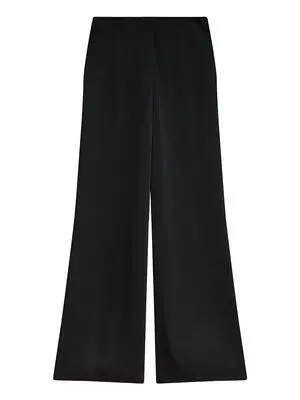Theory Fluid Wide-leg Pants - Black - 00