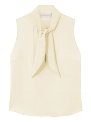 Stella McCartney Tie-neck Sleeveless Top - Buttermilk