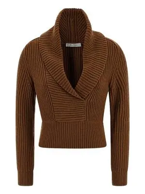 Max Mara Wool And Cashmere Sweater - Brown