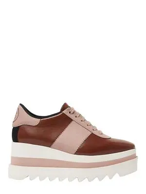 Stella McCartney Sneak-elyse Platform Trainers - Pecan/shell