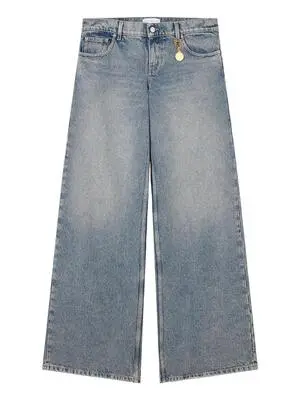 Stella McCartney Vintage Wash Wide-leg Jeans - Mid Blue