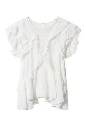 MARANT ETOILE Nalou Top - White