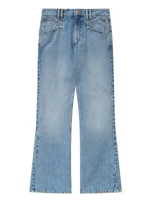 Isabel Marant Belvia Bootcut Jeans - Light Blue