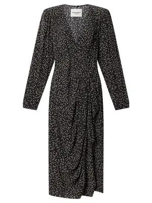 MARANT ETOILE Daylia Midi Dress - Black