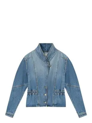 Isabel Marant Dolie Denim Jacket - Light Blue