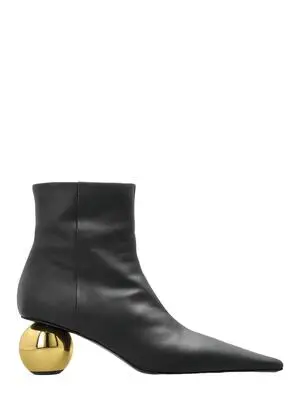 Marni Heeled Ankle Boots - Black