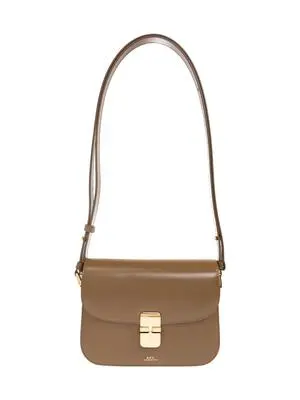 A.P.C. Top-Grain Leather Shoulder Bag