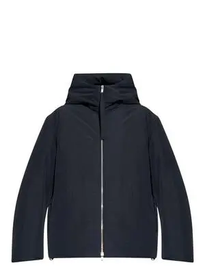 JIL SANDER Down Jacket With Hood - Black