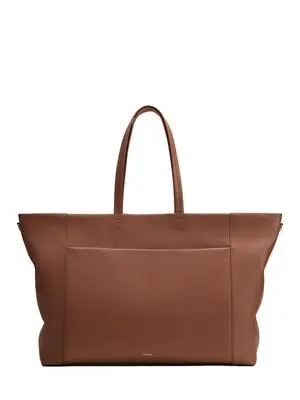 Cuyana Easy Voyager Travel Bag - Dark Chestnut