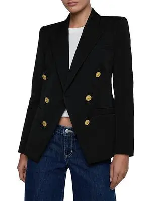 L'Agence Kyomi Double Breasted Blazer - Midnight
