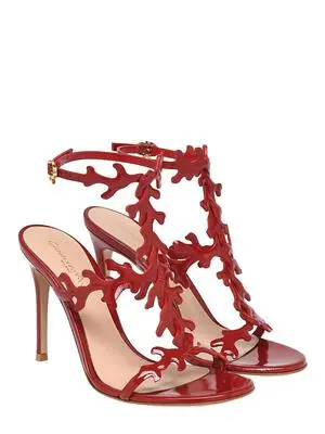 GIANVITO ROSSI Ocean Strappy Sandals - Red Nappa
