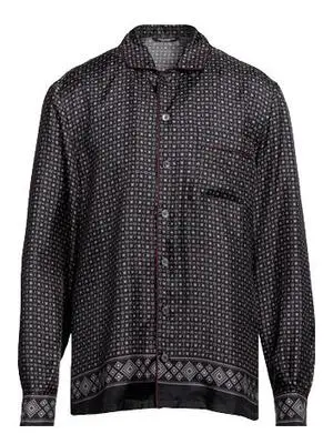 Dolce & Gabbana Shirt Midnight Size Silk - Blue