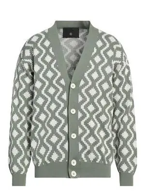 FILIPPO DE LAURENTIIS Cotton Cardigan - Sage Green