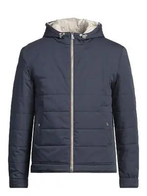 Eleventy Quilted Puffer Jacket - Blue