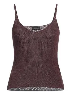 ROBERTO COLLINA Knitted Top - Red