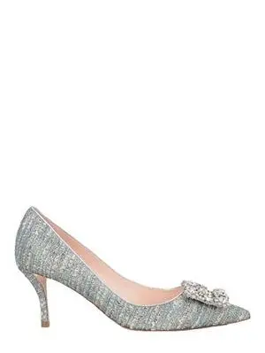 ROGER VIVIER Pumps In Tweed And Lam - Blue