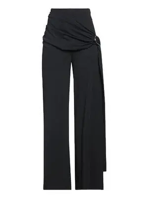Rabanne Wide-leg Jersey Pants - Black