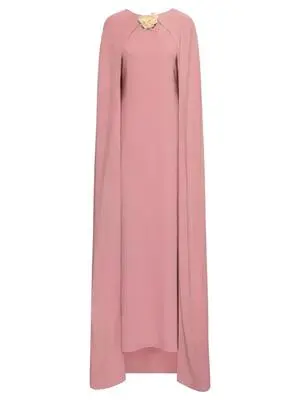 Oscar De La Renta Crew-neck Maxi Dress - Pink