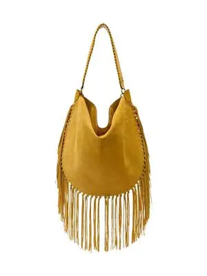 Isabel Marant Oskan Soft Shoulder Bag - Yellow