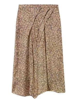 Isabel Marant Caciamain Midi Skirt - Neutrals